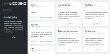 Introducing Roadmap - Let's Build Livecoding.tv Together