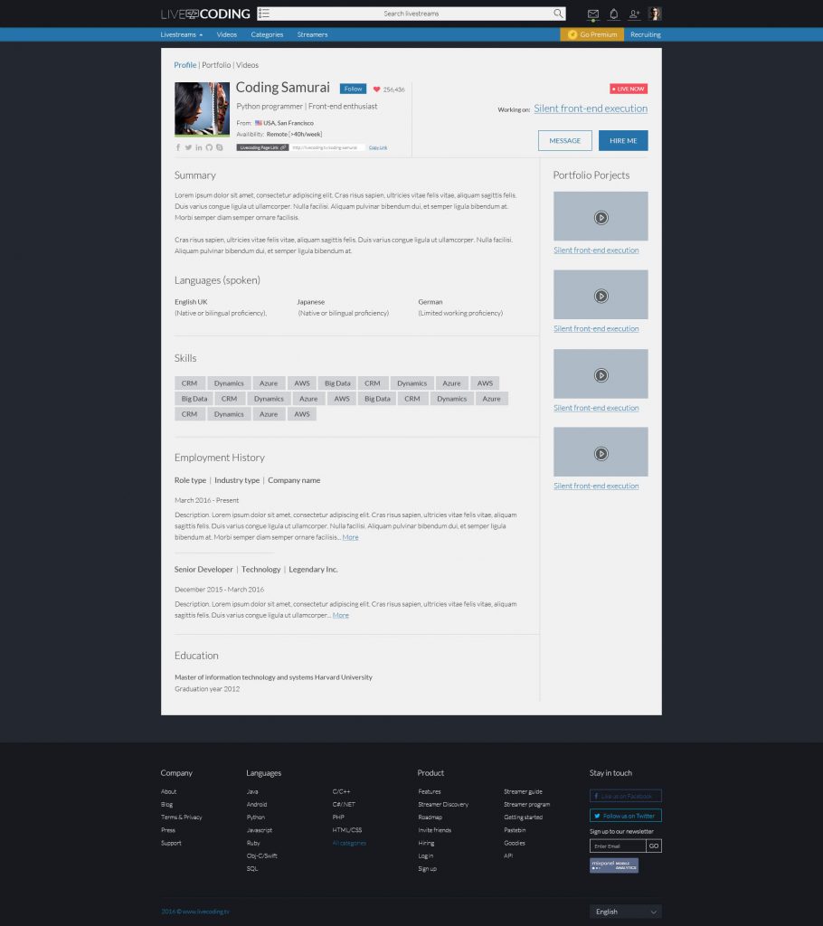 Introducing Livecoding.tv v2.5: functions and features