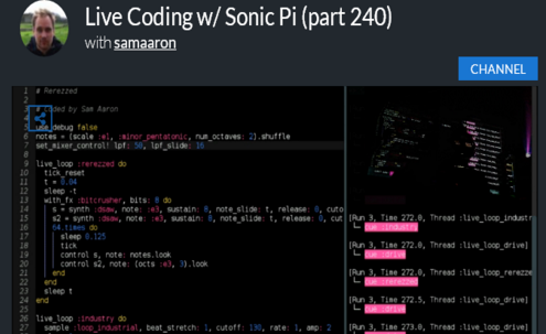 Enter The Realm of Live Coded Music