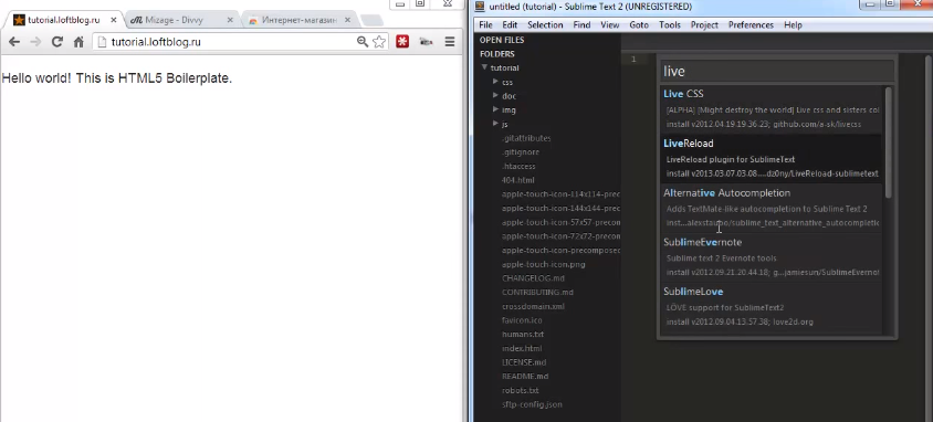 10 Essential Sublime Text Plugins - Livecoding.tv