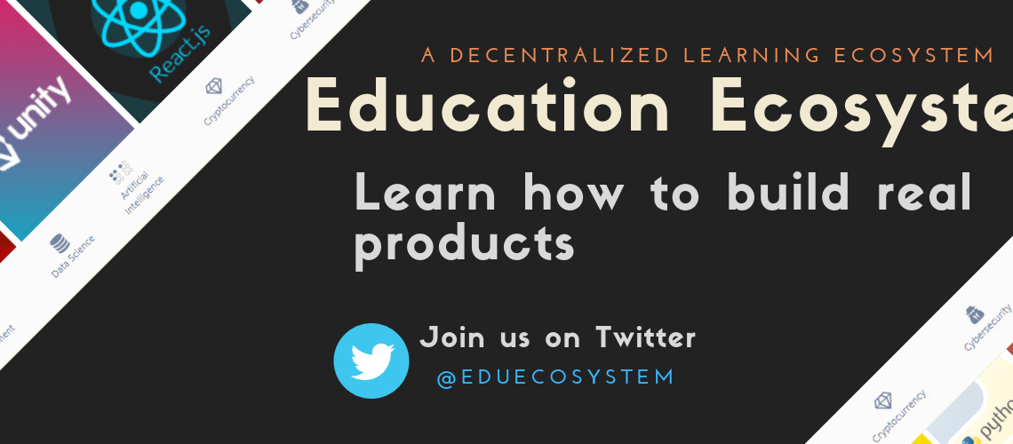 Subscribe to Our Education Ecosystem Twitter Channel