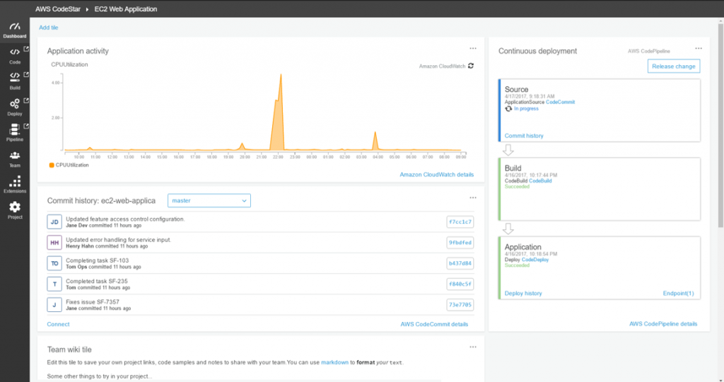 AWS Codestar - A great way to launch and deploy your Project using only AWS Tools