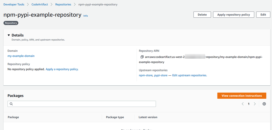 Managing Software Packages in AWS CodeArtifact Managing Software Packages in AWS CodeArtifact