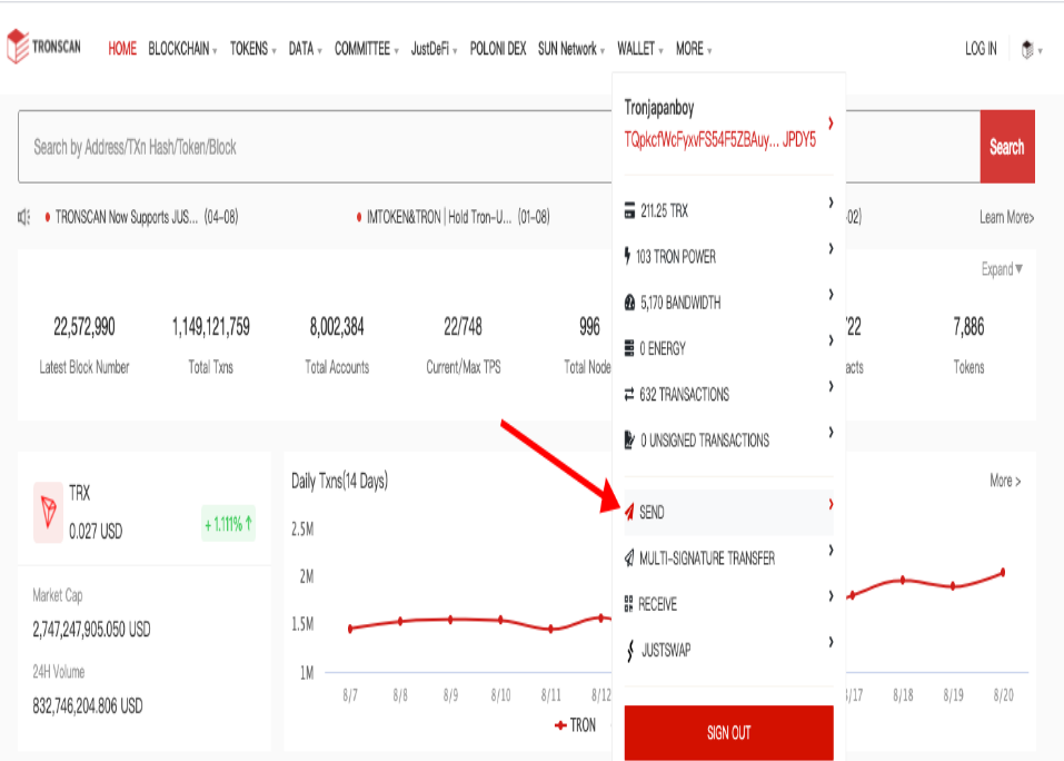 How Use Binance Chain and Tron Chain to Send Crypto