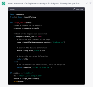How to use ChatGPT for Python programming