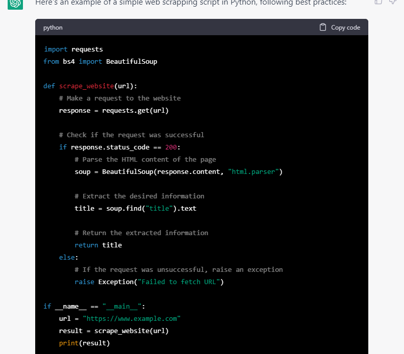 How to use ChatGPT for Python programming